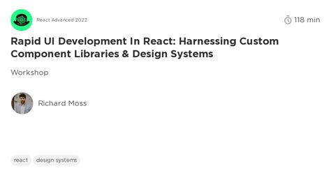 Rapid Ui Development In React Harnessing Custom Component Libraries