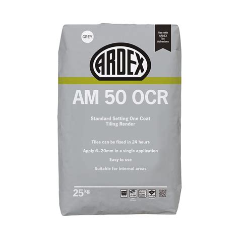 Ardex AM OCR One Coat Tiling Render Kg Tiling Supplies Direct