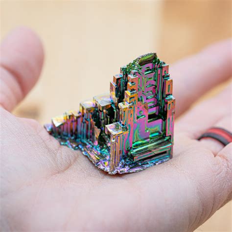 Bismuth Rainbow Crystal Staircase Sold 1 86