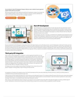 API Development Connect Infosoft Technologies Pdf