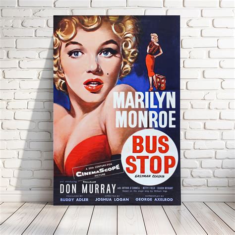 Print Of Bus Stop Classic Movie Poster 1956 Romantic Comedy Starring