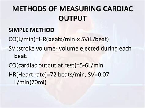 MEASUREMENT OF CARDIAC OUTPUT PPTX