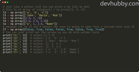 Numpy tutorial => create an array – numpy leeres array erstellen – ICDK