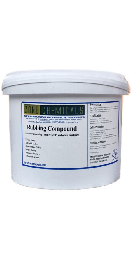 Rubbing Compound | Zone Chemicals