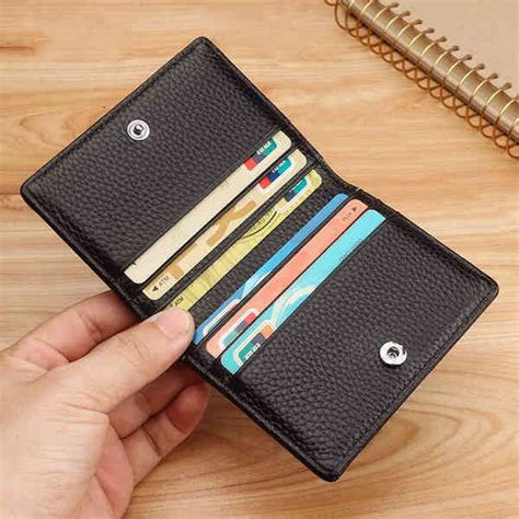 Card Holder Wallet Pemegang Kad Kecil Yang Sangat Nipis Pemegang Kad Mini Kecil Lelaki