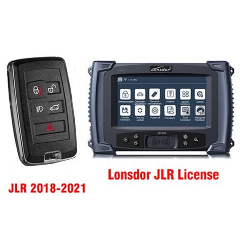Lonsdor JLR License And 2018 2021 Land Rover Jaguar 433MHZ 315MHZ Smart Key With Key Shell