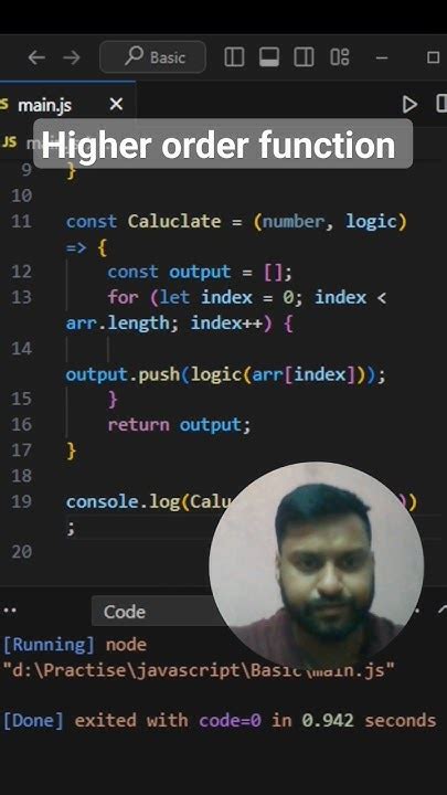 3 Day 43 Javascript Higher Order Function Part 3 Javascript Viral Shorts Youtube