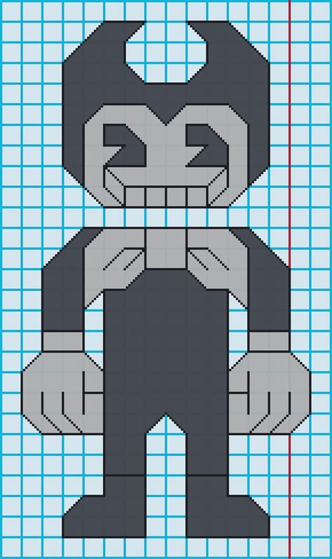 Notebook Drawing Of Bendy