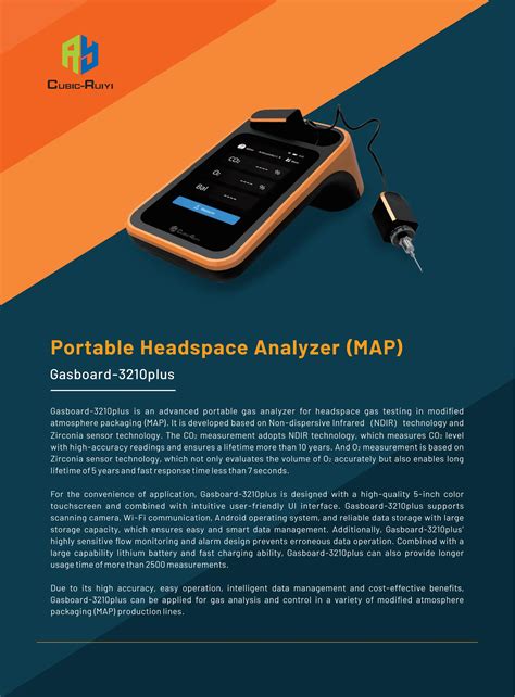 Cubic Ruiyi Portable Headspace Analyzermap Brochure By Cubicsensor