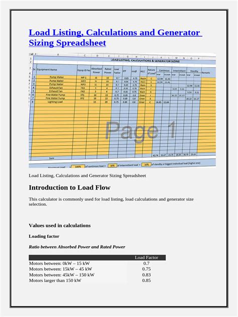 Load Listing Pdf