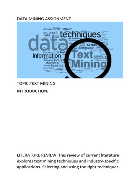 data mining assignment pdf information data mining
