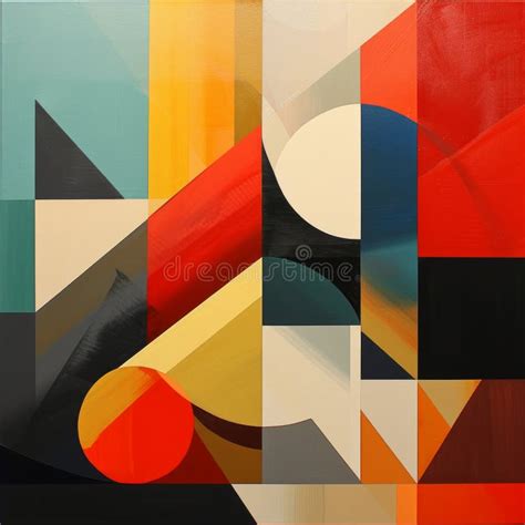 Geometric Shapes Interact Dynamically Forming An Engaging Visual