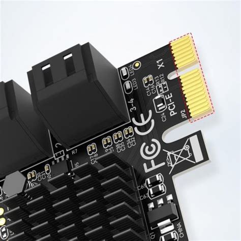 High Resolution DTECH Gbps PCI Express Extension Card PCI E X X X To Pin SATA Adapter