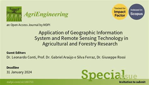 Pdf Special Issue Application Of Geographic Information System And