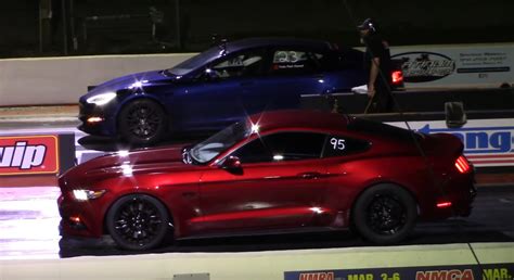 Its All Fun And Games Until The Tesla Model S Plaid Shows Up At The