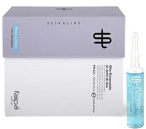 Faipa Roma Seta And Lino Blue Lotion Лосион на ампули за коса с