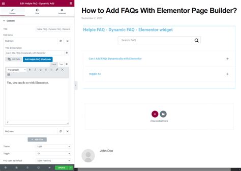 helpie faq v 1 1 introducing dynamic faq elementor widget