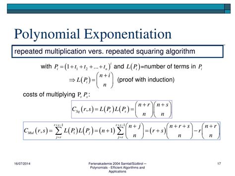 Ppt Polynomial Arithmetic Powerpoint Presentation Free Download Id 1819964