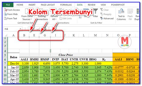 Cara Hide Column And Row Excel Buat Atasan Anda Bangga M Jurnal