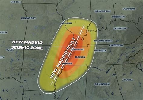 Major Earthquake Fault Lines In The United States Cascadia San