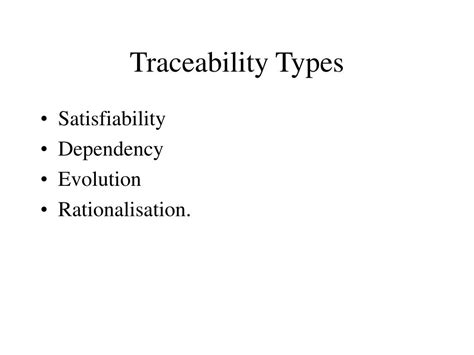 Ppt Rule Based Generation Of Requirements Traceability Relations
