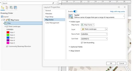 Spatial Map Series Index Layer By Symbology Esri Community