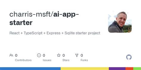 Github Charris Msftai App Starter React Typescript Express