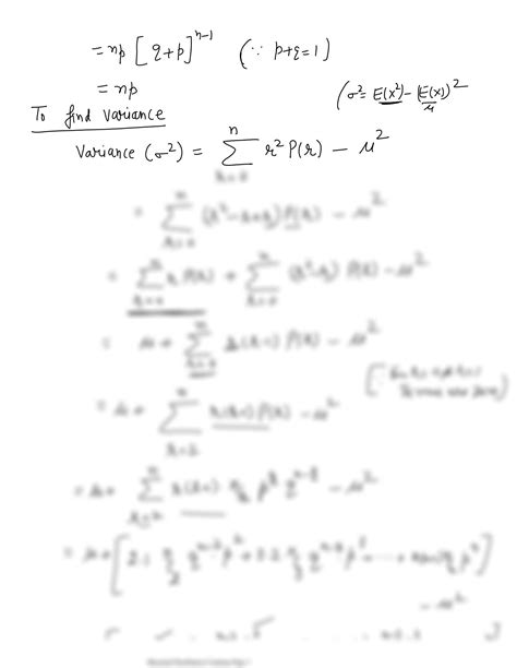 Solution Binomial Distribution In Continuous Series Studypool