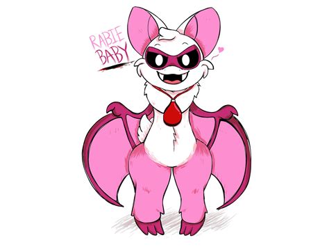 Rule 34 Artist Request Bat Bat Wings Black Sclera Fangs Looking At