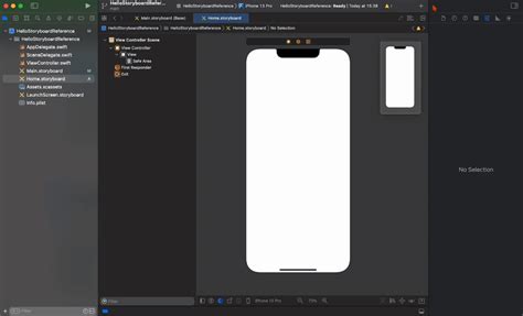 【xcode swift】storyboard referenceを使ってみよう くっきーブログ