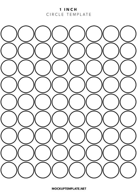 Free Printable Circle Templates 20 Pdf