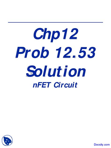 Circuit Engineering Electrical Circuits Lecture Slides Docsity