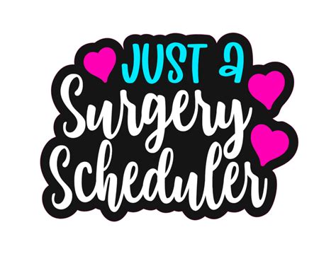 Surgery Scheduler Acrylic Blank For Badge Reel Crafts Moxie Vinyls