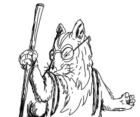 Old Chipmunk Drawception