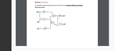 Solved Question Points For The Given Design Below Chegg