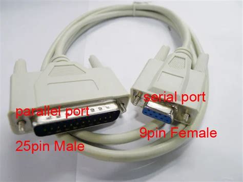 Parallel To Serial Cable Pin Male To Pin RS Female Cable Adapter Serial Port Parallel