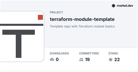 Terraform Module Template Ecosystem Directory Marketdev