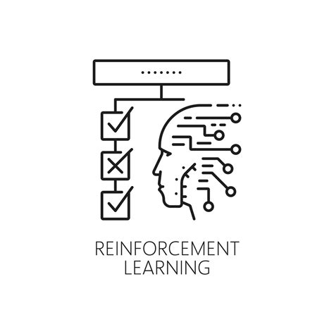 Machine Reinforcement Learning Ai Algorithm Icon 37928640 Vector Art At Vecteezy