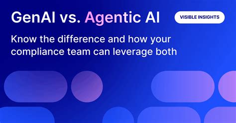 Genai Vs Agentic Ai Know The Difference And How Your Compliance Team Can Leverage Both
