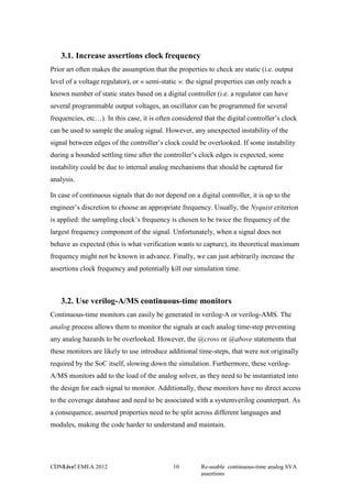 Re Usable Continuous Time Analog Sva Assertions PDF