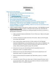 MINITAB Assignment 1 Spring 2017 1 Doc MINITAB Assignment 1 Spring 2017 Make Sure You So The