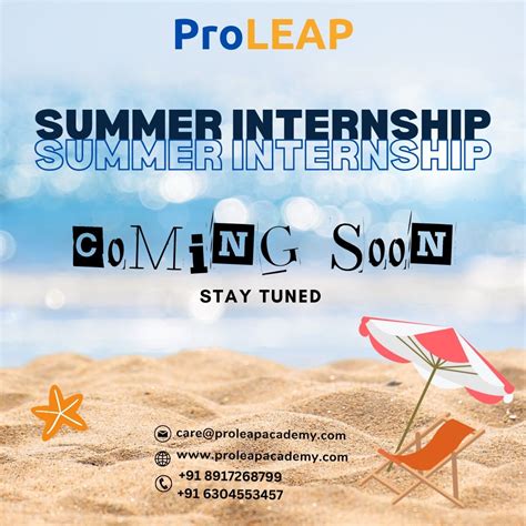Proleap Academy On Linkedin Proleapacademy Summerinternship