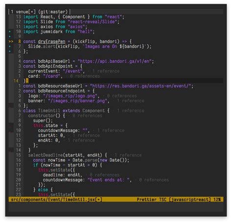 Github Jchervenjummidarkvim A Vimneovim Syntax And Ui Term And