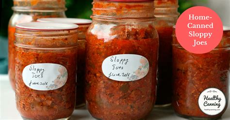 Sloppy Joe Recipe Canning At Eva Murnin Blog