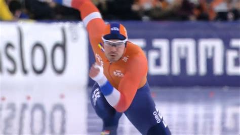 2021 22 Isu 스피드 스케이팅 네덜란드 선수끼리의 치열한 경쟁 앞서 들어오는 오테르스피어 [월드컵 파이널 남자 500m 2차] Sbs