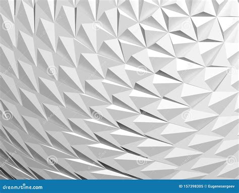 Abstract White Geometric Background Stock Illustration Illustration Of Technology Poly 157398305