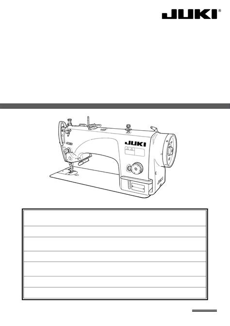 user manual juki dln 9010a english 120 pages