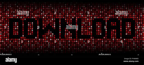 Download Text On Hex Code Illustration Stock Photo Alamy