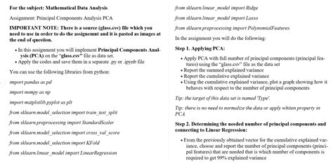 For The Subject Mathematical Data Chegg