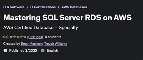 Mastering Sql Server Rds On Aws Scriptmafiaorg Download Full Nulled Scripts